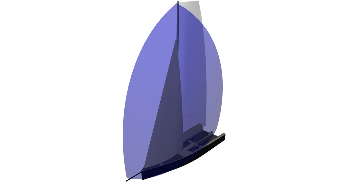 Mini Sail Boat 3D Model - 3D CAD Browser