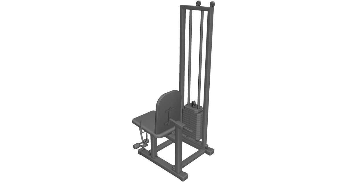 Leg Extension Equipment CAD Model - 3D CAD Browser