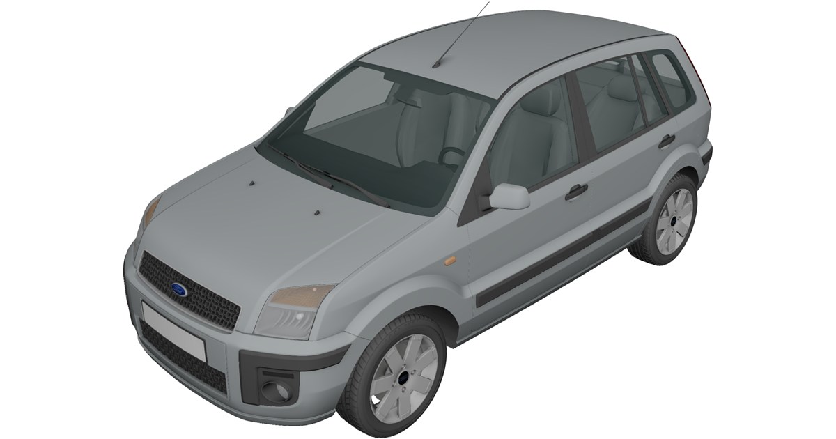 Ford Fusion Hatchback 3D Model (2006) - 3D CAD Browser