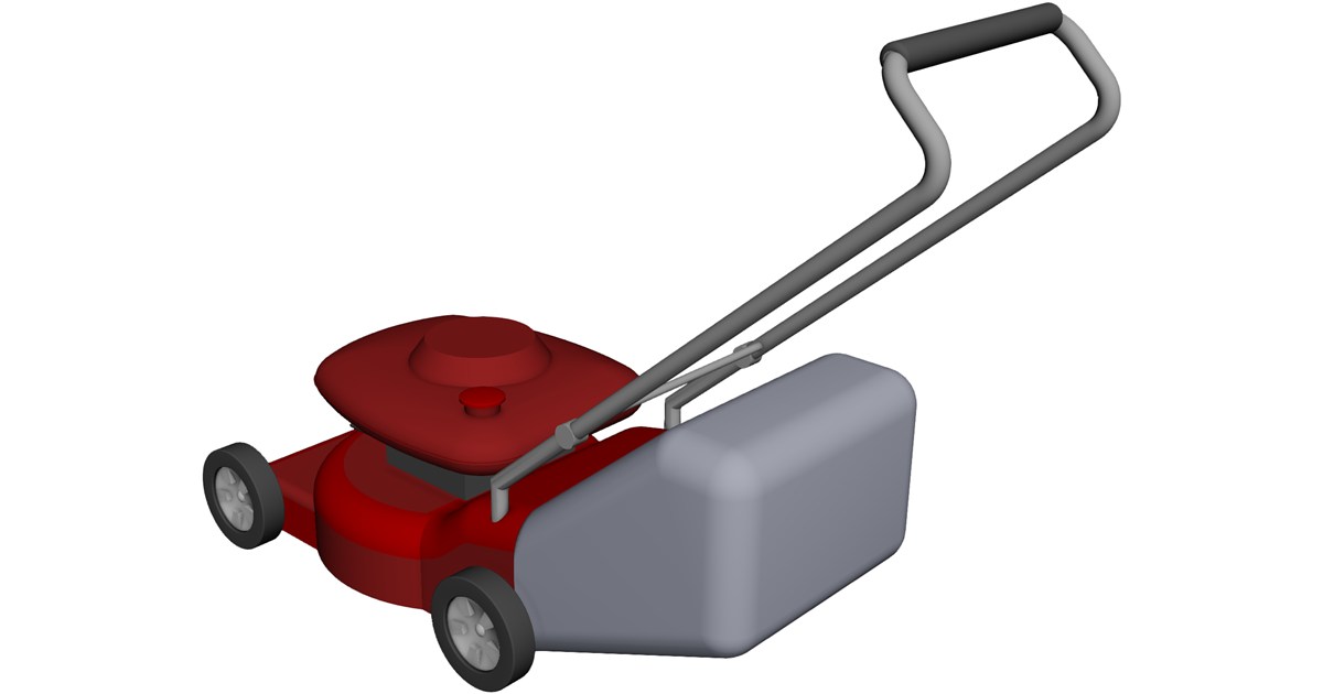 Lawn Mower Free CAD Model - 3D CAD Browser
