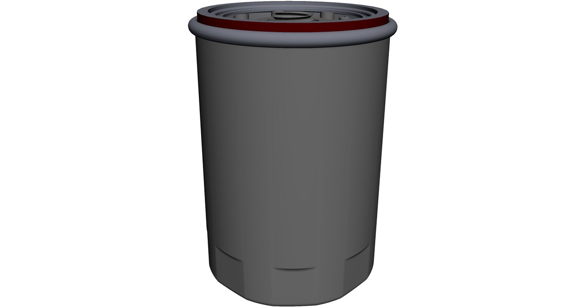 Oil Filter CAD Model - 3D CAD Browser
