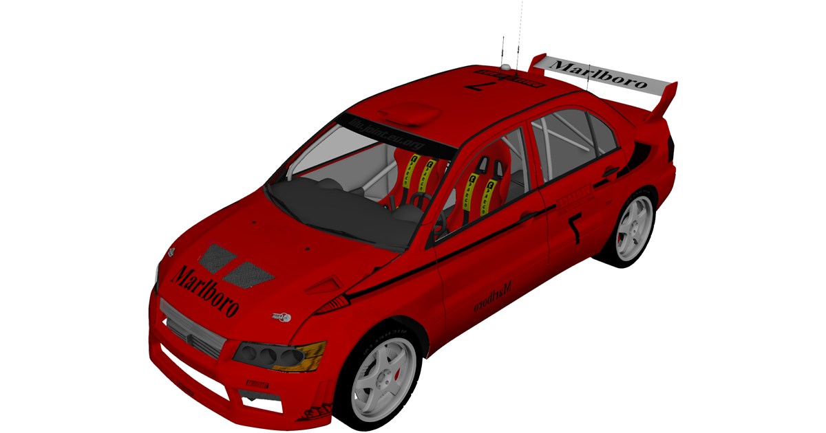 Mitsubishi Lancer WRC 3D Model - 3D CAD Browser