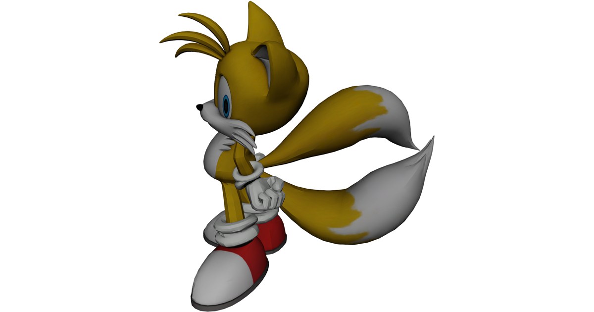 Tails Sonic Free 3D Model - 3D CAD Browser