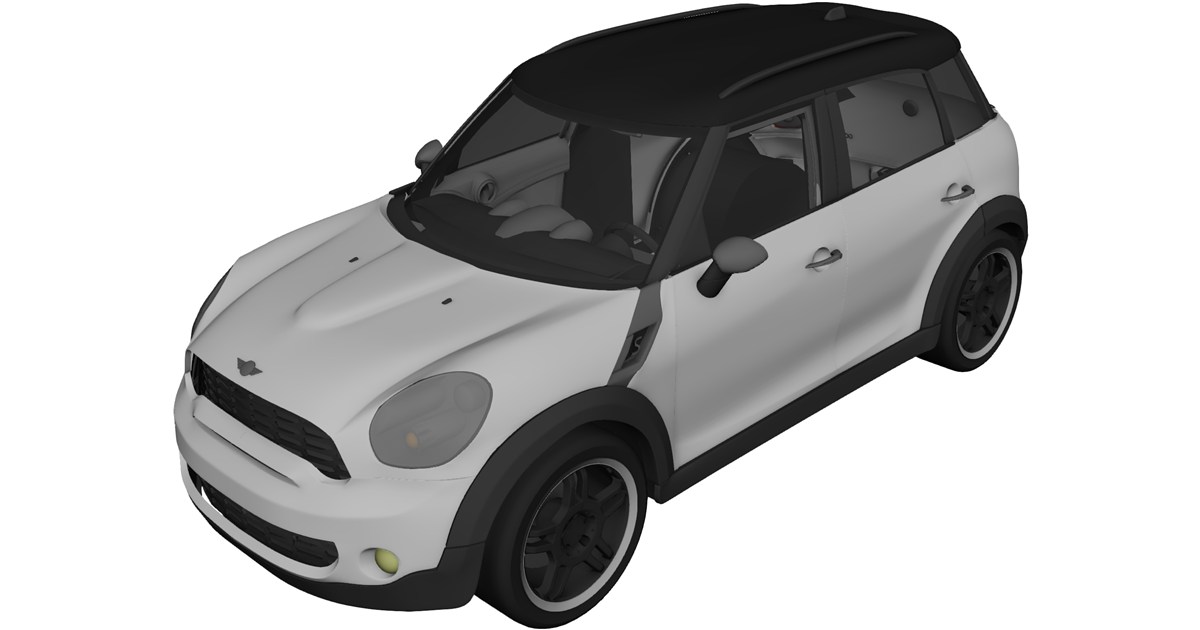Mini Cooper Countryman 3D Model - 3D CAD Browser