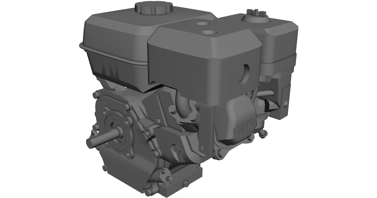 Honda GX200 Engine CAD Model - 3D CAD Browser