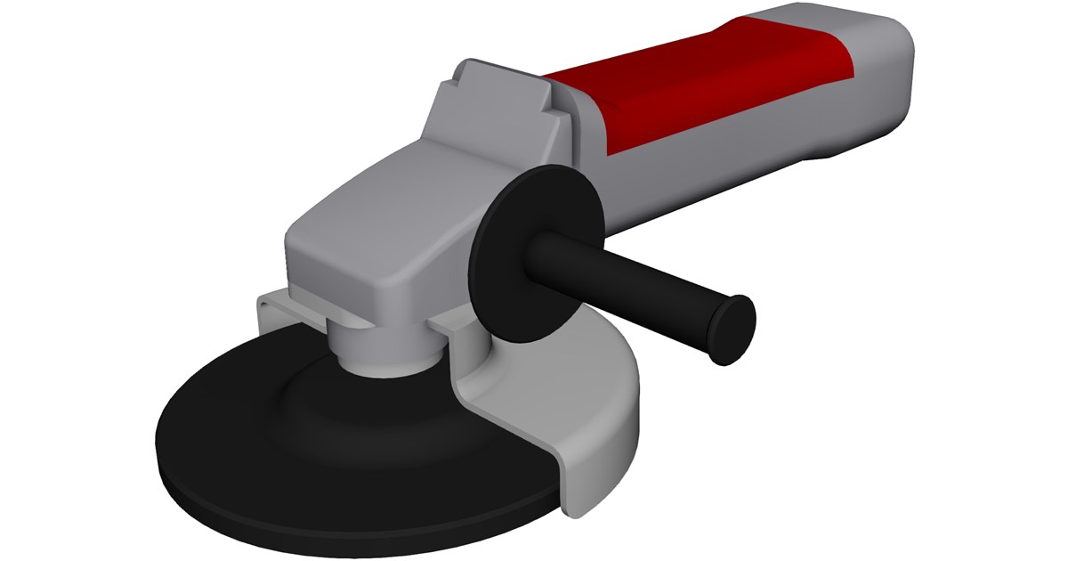 Angle Grinder 3D Model - 3D CAD Browser