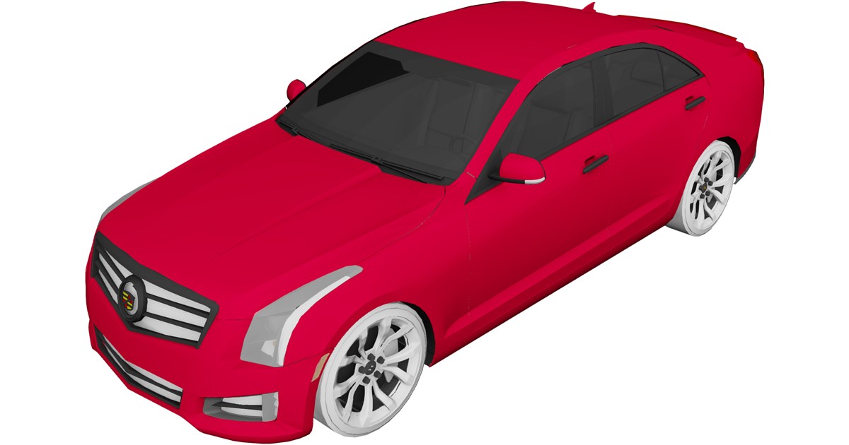 Cadillac ATS 3D Model (2013) - 3D CAD Browser