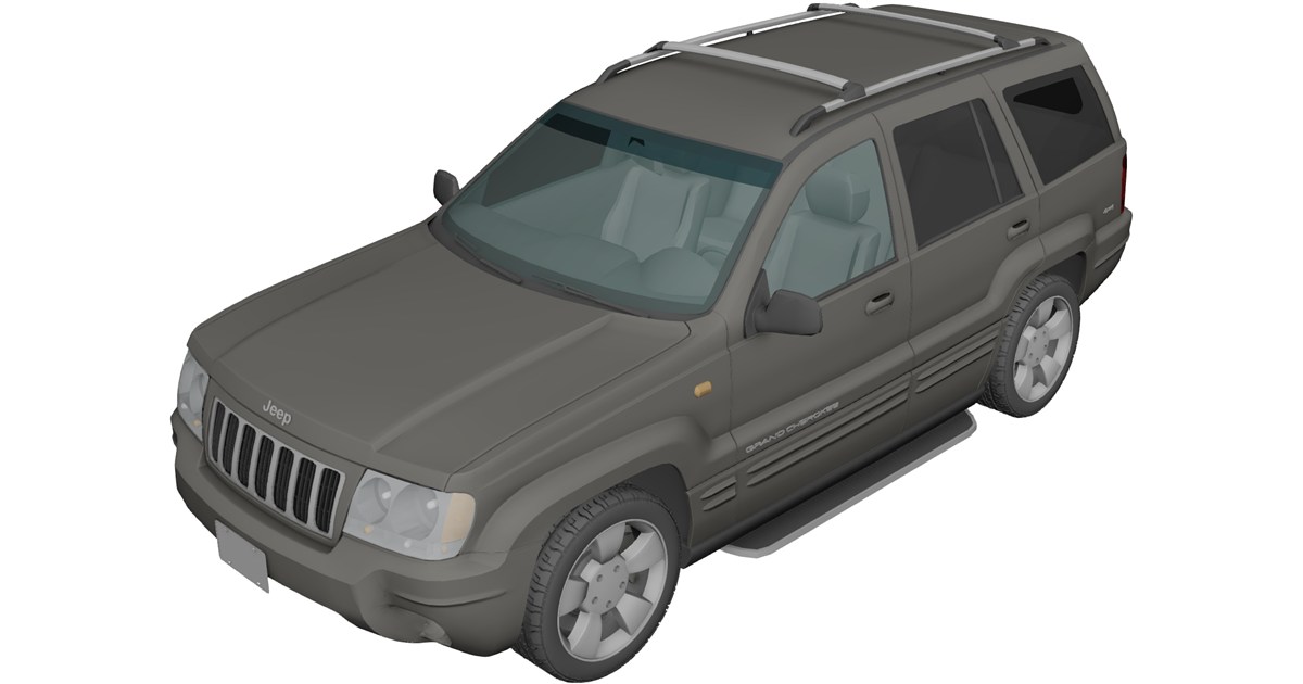 Jeep Grand Cherokee 3D Model - 3D CAD Browser