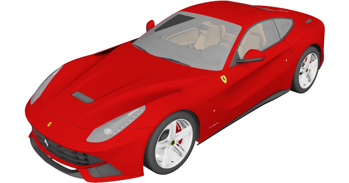 Ferrari F12 Berlinetta 3D Model (2013) - 3D CAD Browser