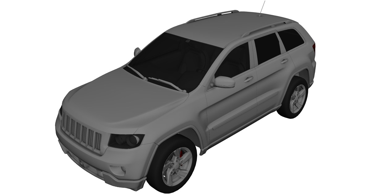 Jeep Grand Cherokee 3D Model - 3D CAD Browser