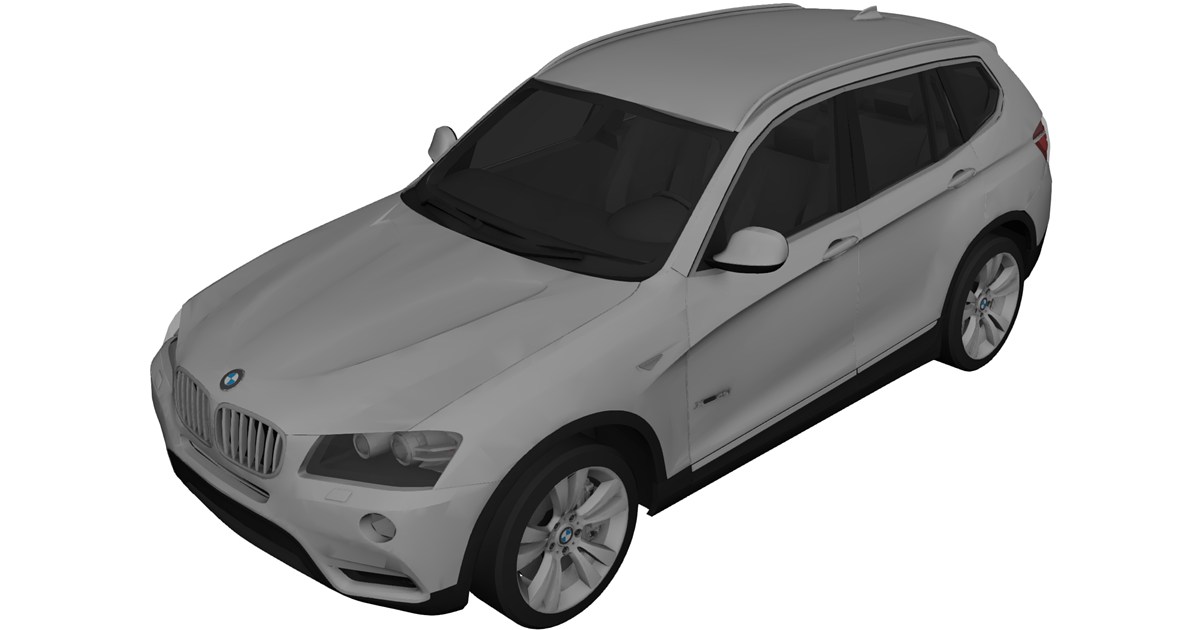BMW X3 F25 3D Model (2011) - 3D CAD Browser
