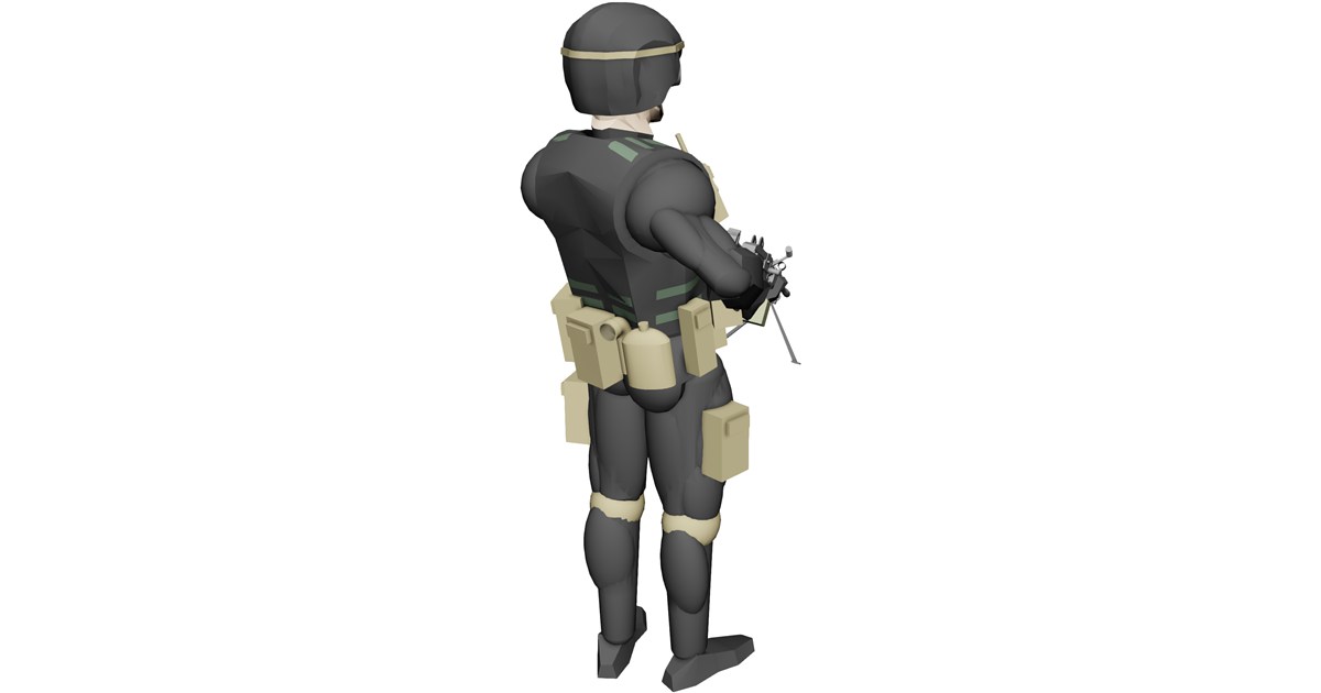 Soldier 3D Model - 3D CAD Browser