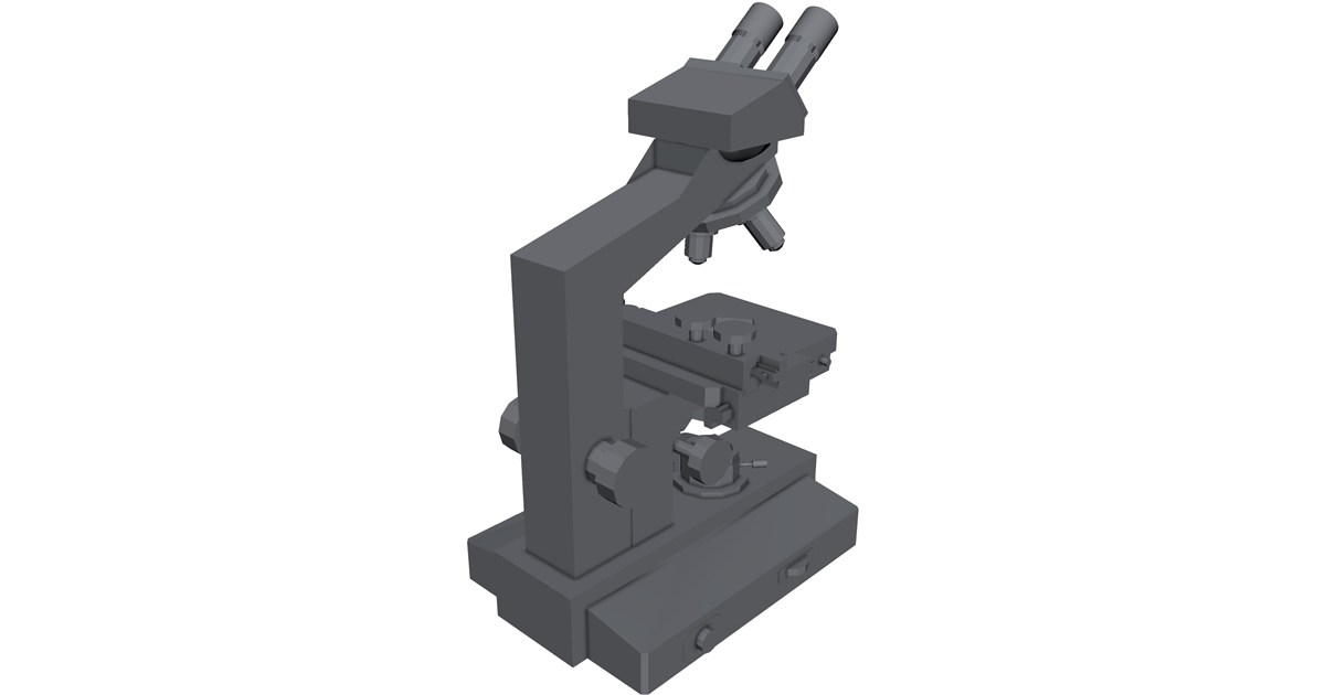 Microscope 3D Model - 3D CAD Browser