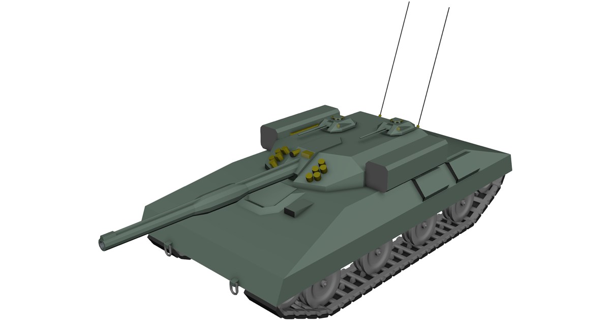 Tank Missile Armed 3D Model - 3D CAD Browser