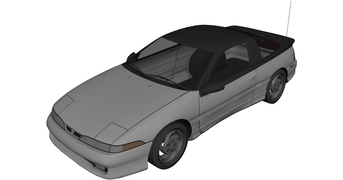 Mitsubishi/Eagle Talon 3D Model - 3D CAD Browser