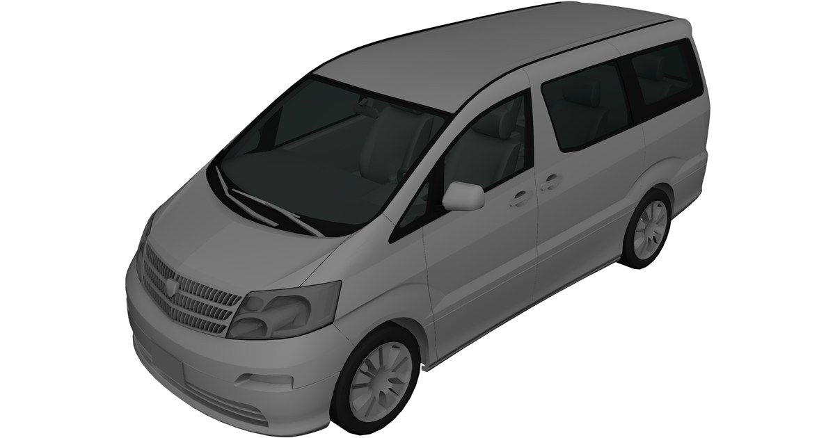 Toyota Alphard 3D Model - 3D CAD Browser