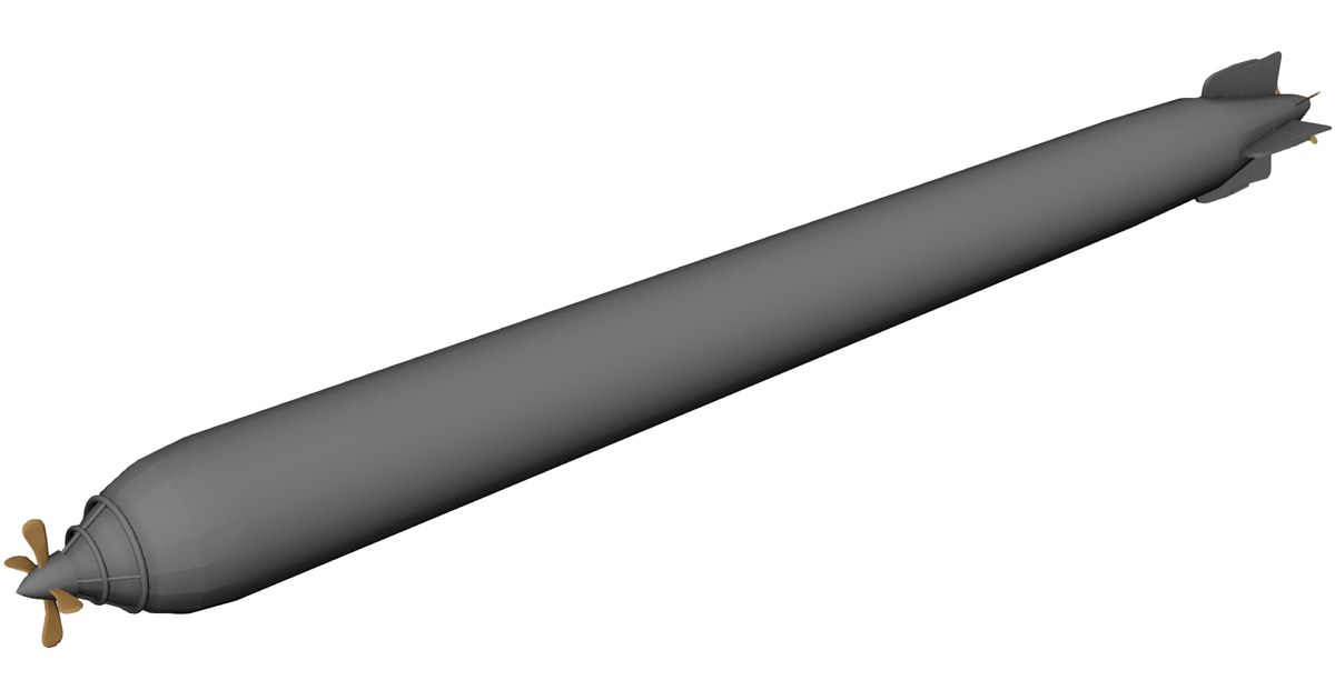 Torpedo 3D Model - 3D CAD Browser
