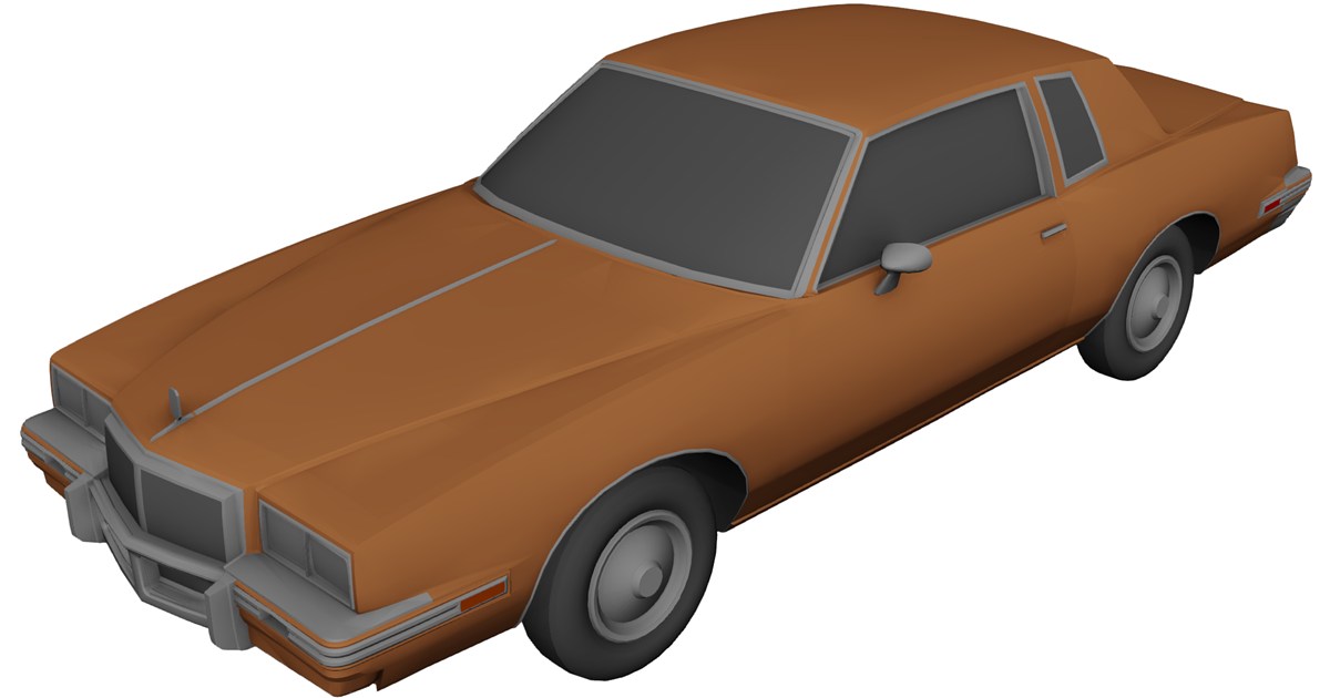 Pontiac Grand Prix 3D Model (1985) - 3D CAD Browser