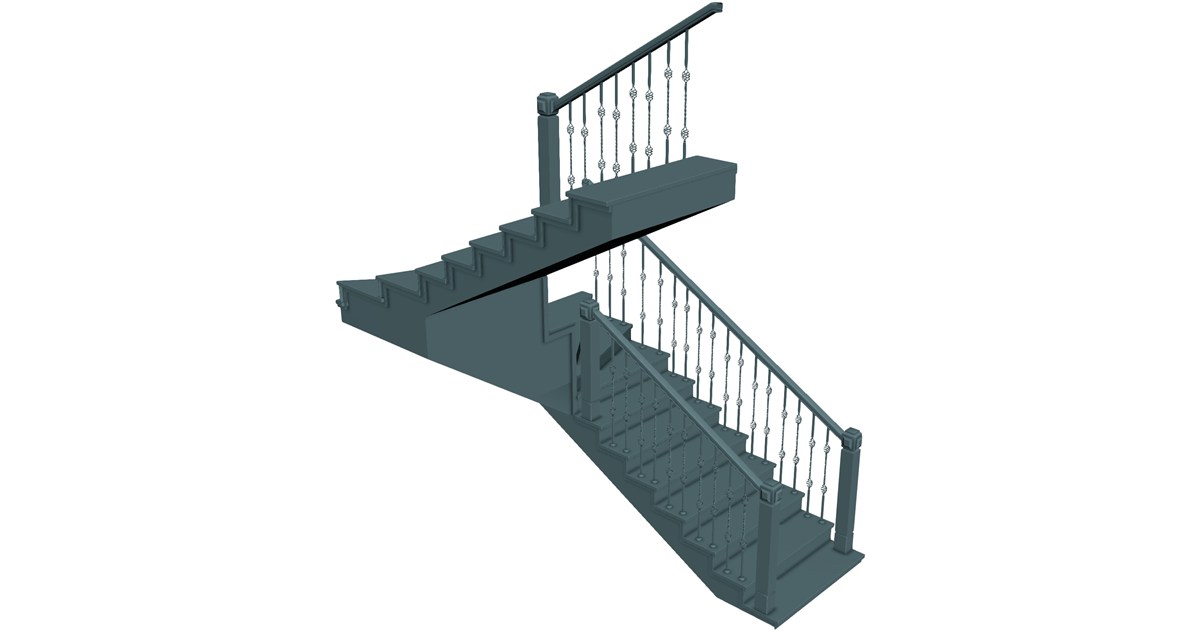 Staircase 3D Model - 3D CAD Browser