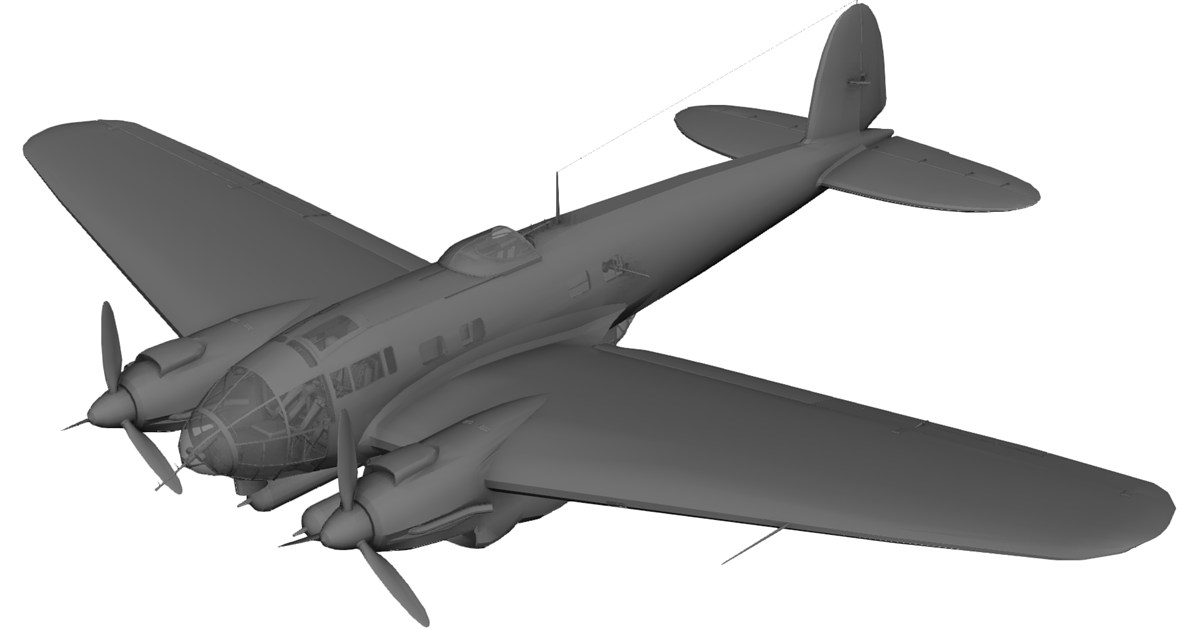 Heinkel He 111 3D Model - 3D CAD Browser