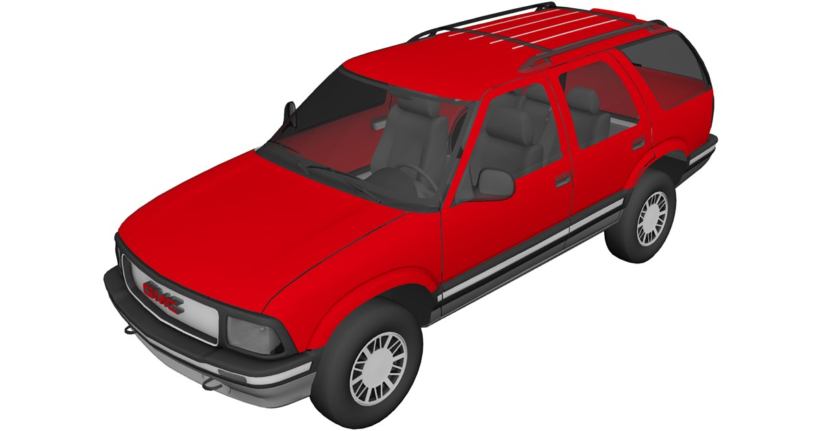 GMC Jimmy 3D Model (1995) - 3D CAD Browser
