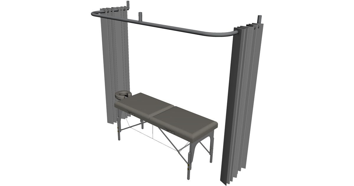 Massage Table CAD Model - 3D CAD Browser