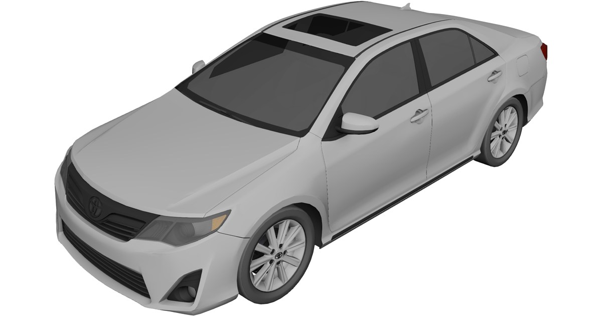 Toyota Camry 3D Model (2012) - 3D CAD Browser