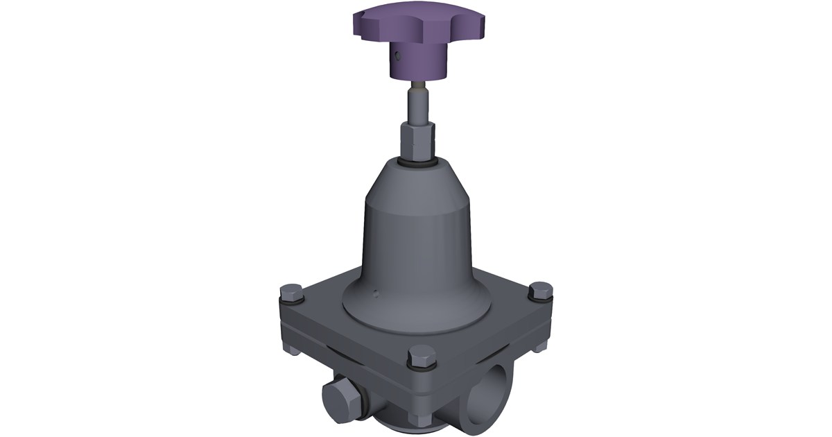 Pressure Reducing Valve CAD Model - 3D CAD Browser