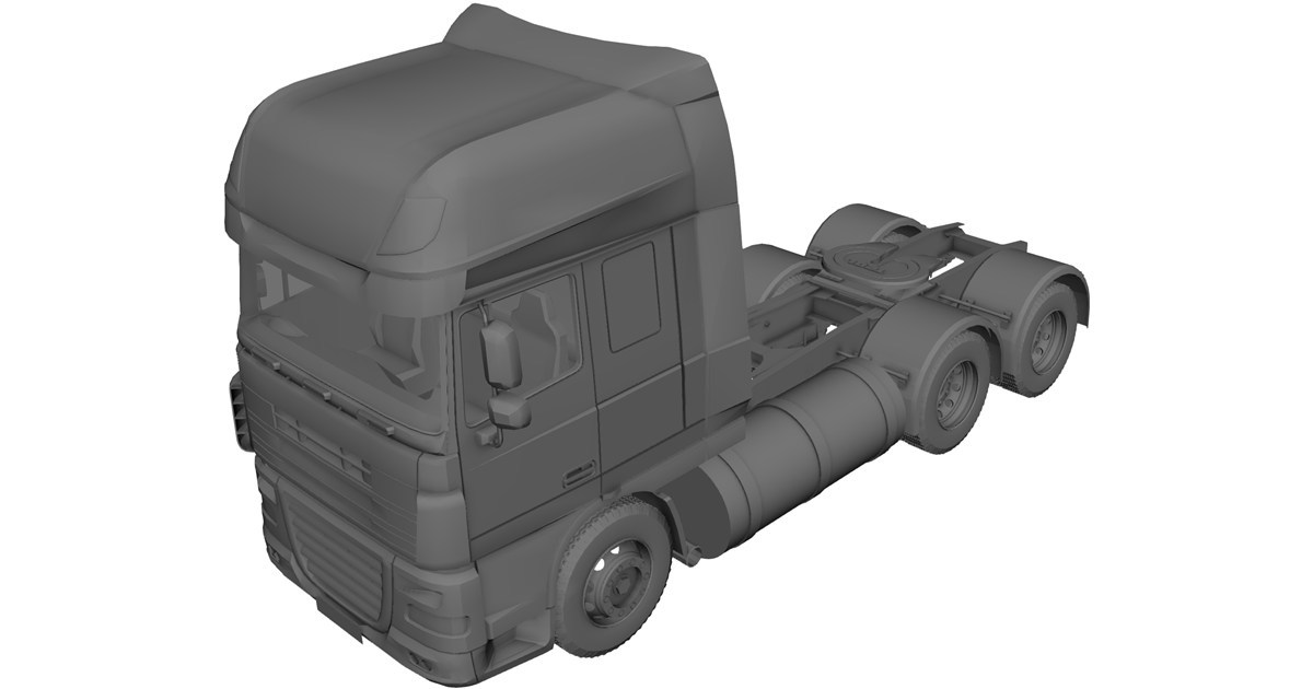 DAF Truck 3D Model - 3D CAD Browser