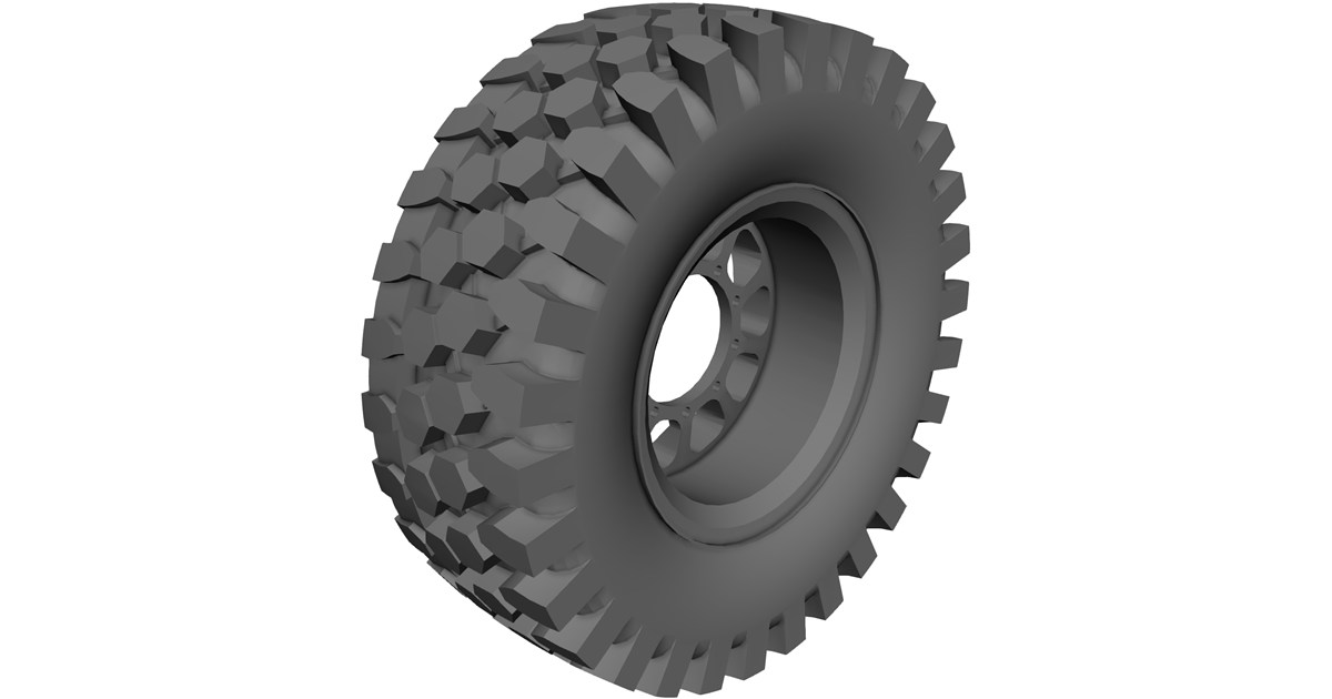 Offroad Tire CAD Model - 3D CAD Browser