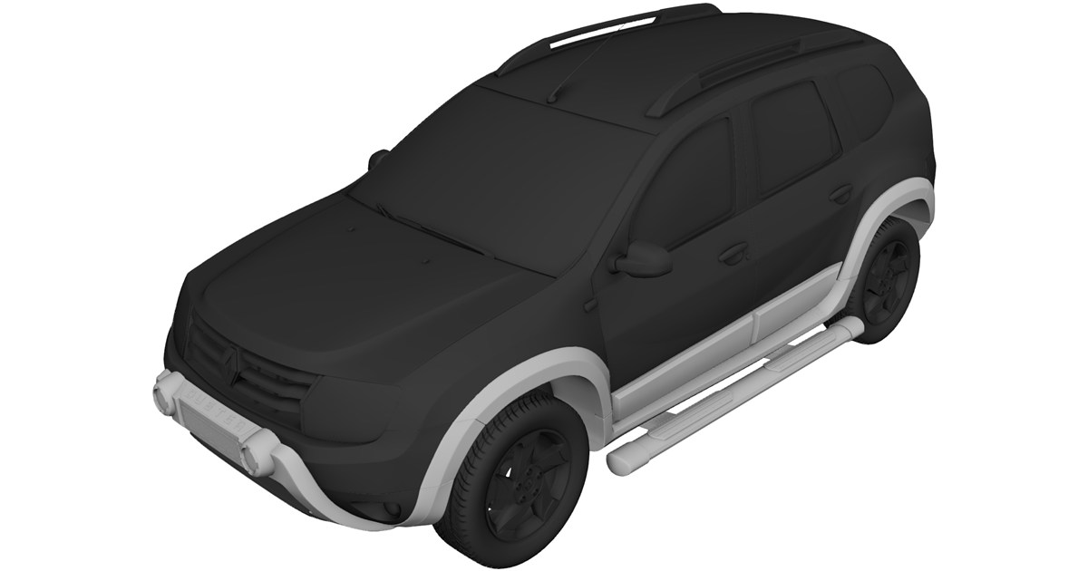 Renault (Dacia) Duster D-Cross 3D Model - 3D CAD Browser