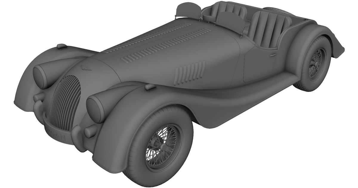 Morgan Plus 4 CAD Model - 3D CAD Browser
