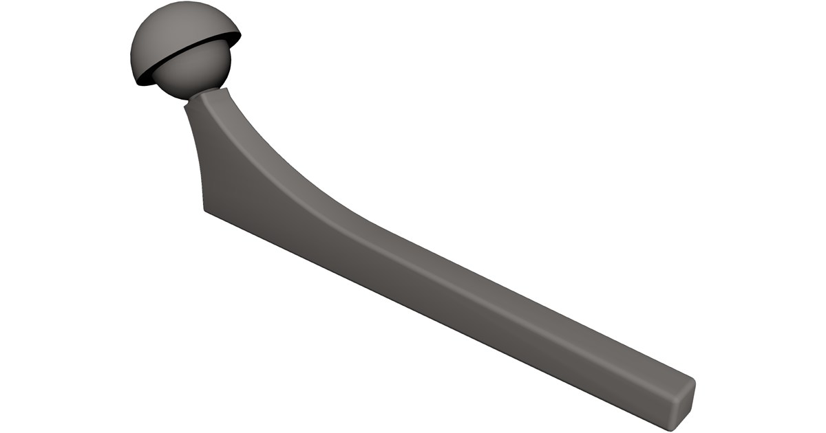 Hip Implant CAD Model - 3D CAD Browser