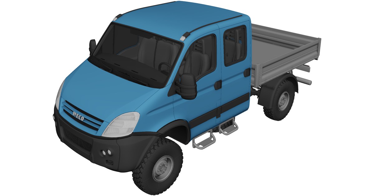 Iveco Daily 4x4 3D Model (2007) - 3D CAD Browser