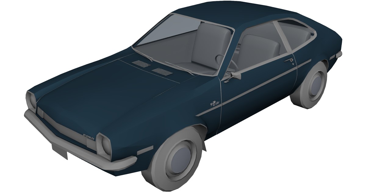 Ford Pinto 3D Model (1973) - 3D CAD Browser