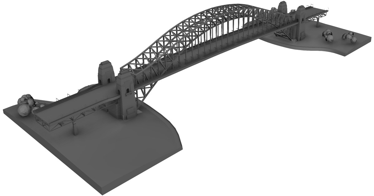Iron Bridge 3D Model - 3D CAD Browser