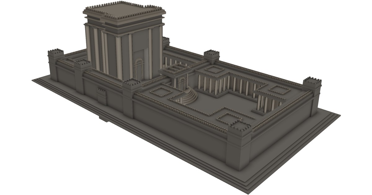 Second Temple 3D Model - 3D CAD Browser