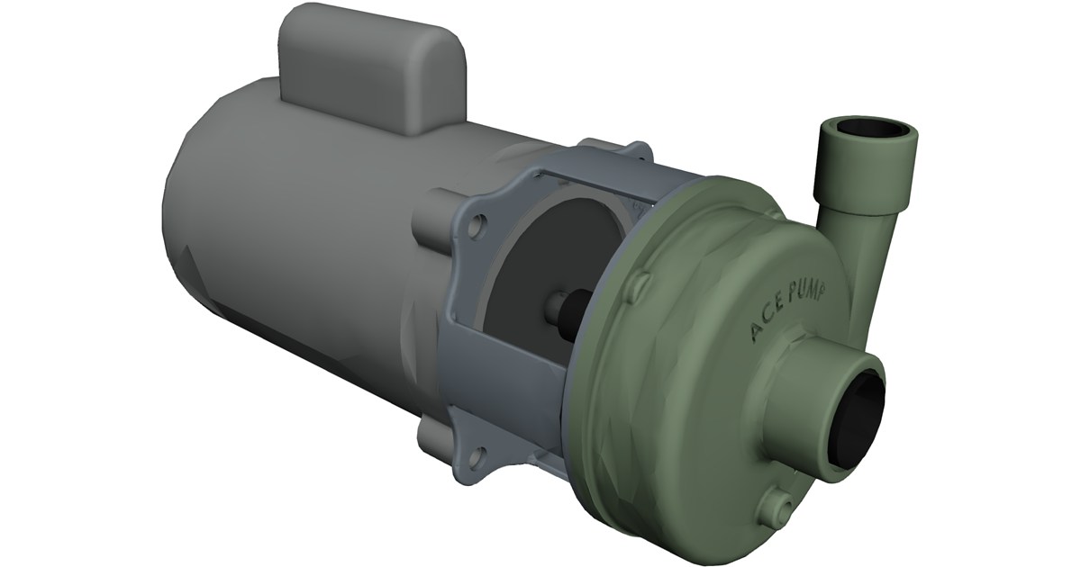 Electric Pump 3D Model - 3D CAD Browser