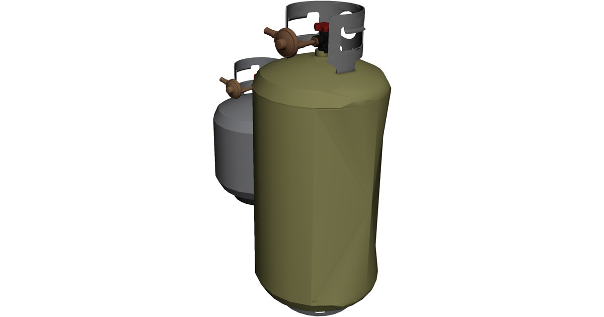 Propane Tanks 3D Model - 3D CAD Browser