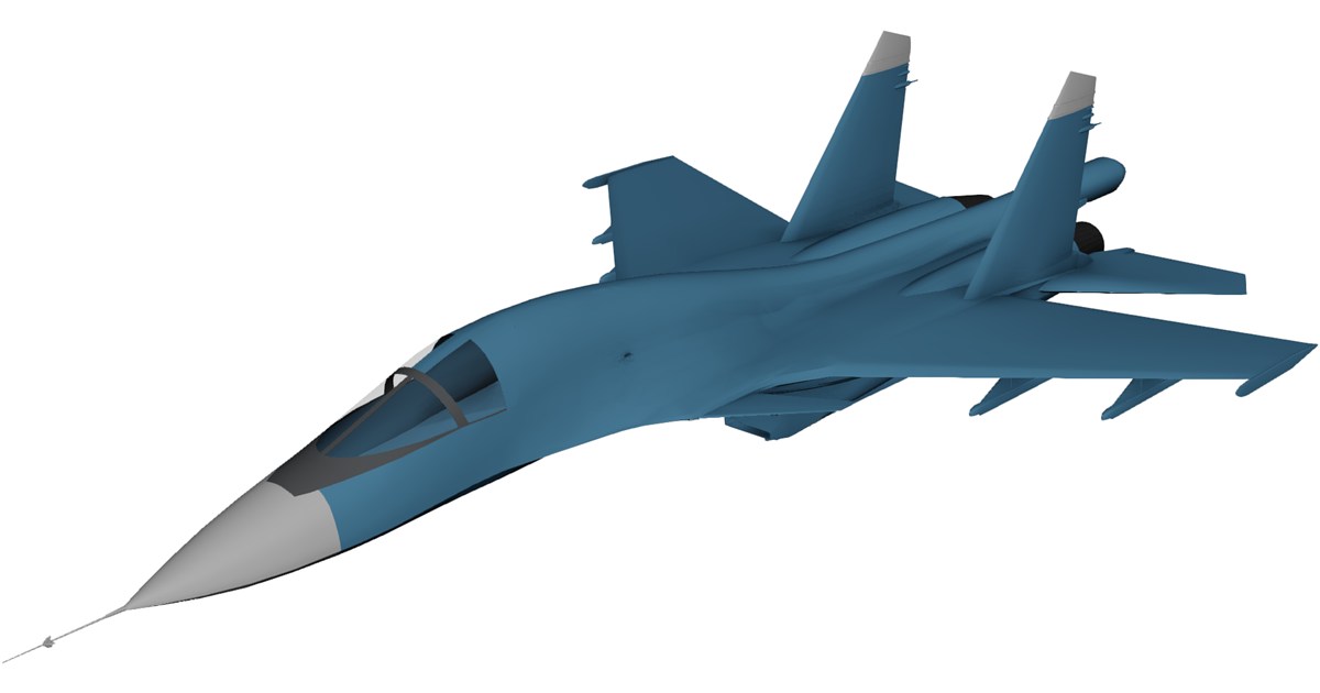 Sukhoi Su-34 Fullback 3D Model - 3D CAD Browser