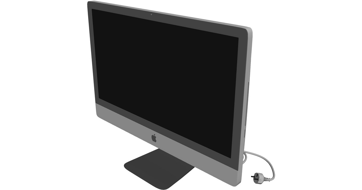 Apple Monitor 3D Model - 3D CAD Browser
