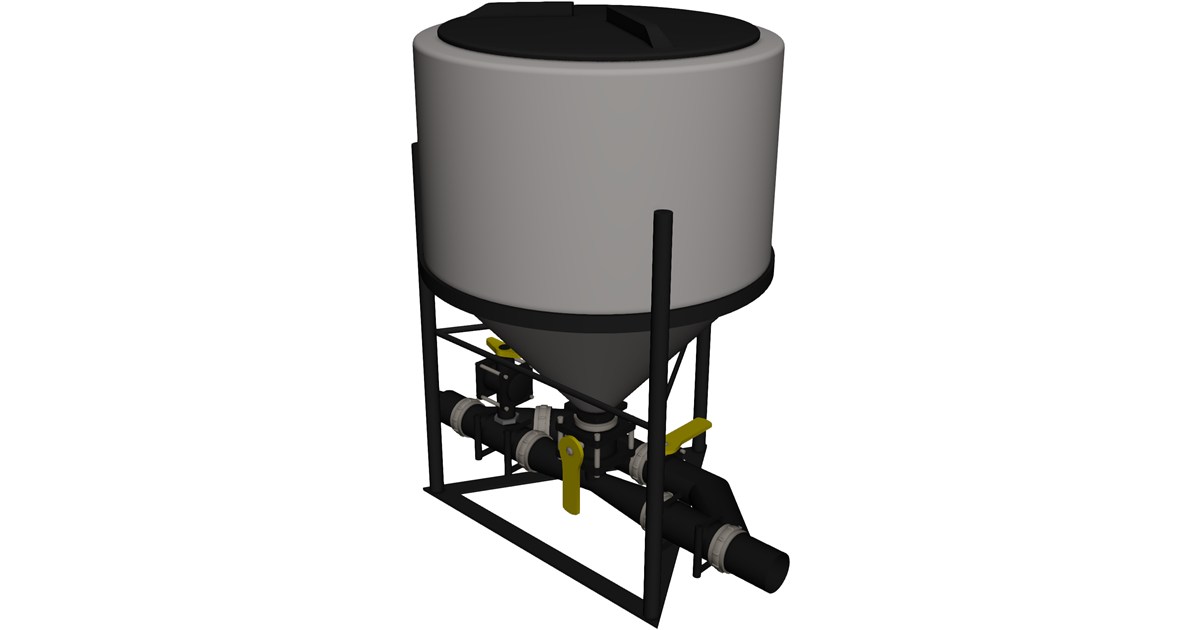 Feeder Tank with Control Valves 3D Model - 3D CAD Browser