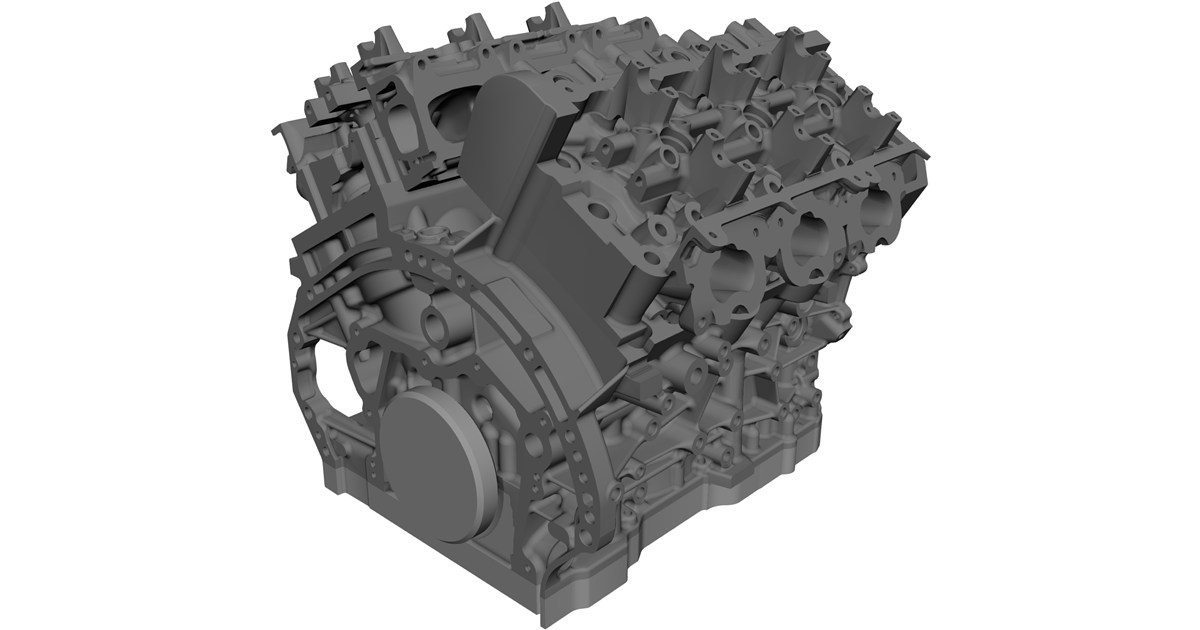 Twin Turbo V6 Engine CAD Model - 3D CAD Browser