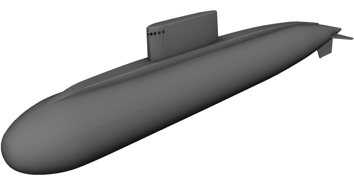 Kilo Russia Submarine 3D Model - 3D CAD Browser