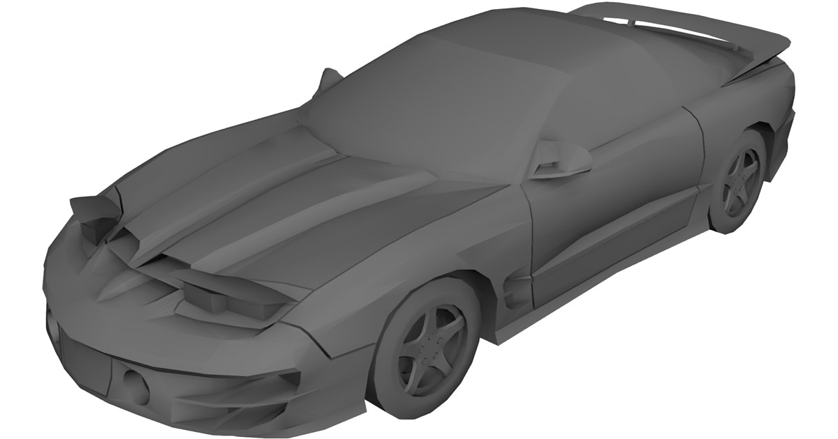 Pontiac Trans Am WS6 3D Model - 3D CAD Browser