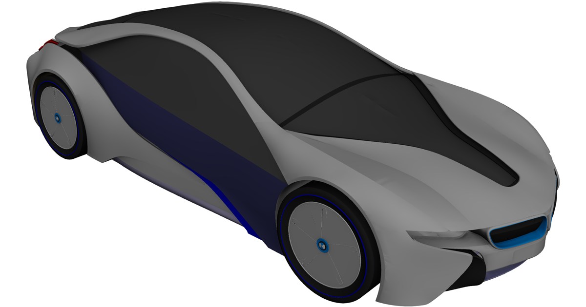 BMW i8 Concept CAD Model - 3D CAD Browser