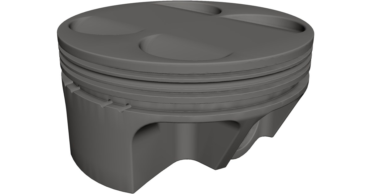 Piston Head CAD Model - 3D CAD Browser