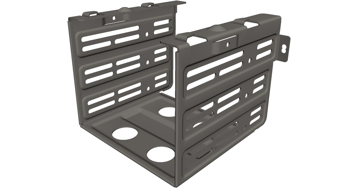 HDD Holder Free CAD Model - 3D CAD Browser