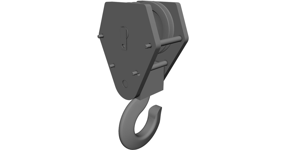 Crane Hook CAD Model - 3D CAD Browser