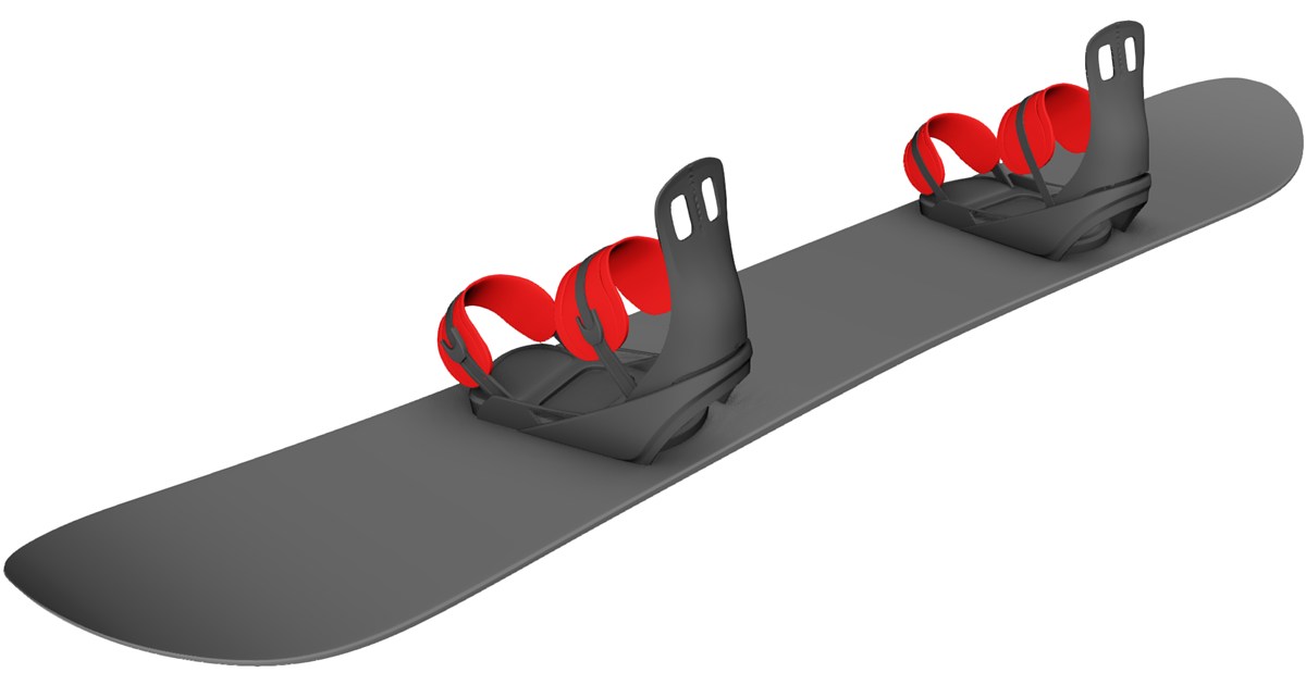 Snowboard 3D Model - 3D CAD Browser